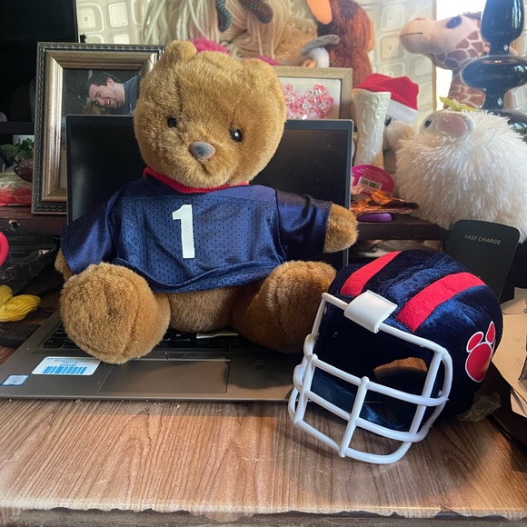 Toys | Build A Bear With Football Outfit And Helmet | Poshmark